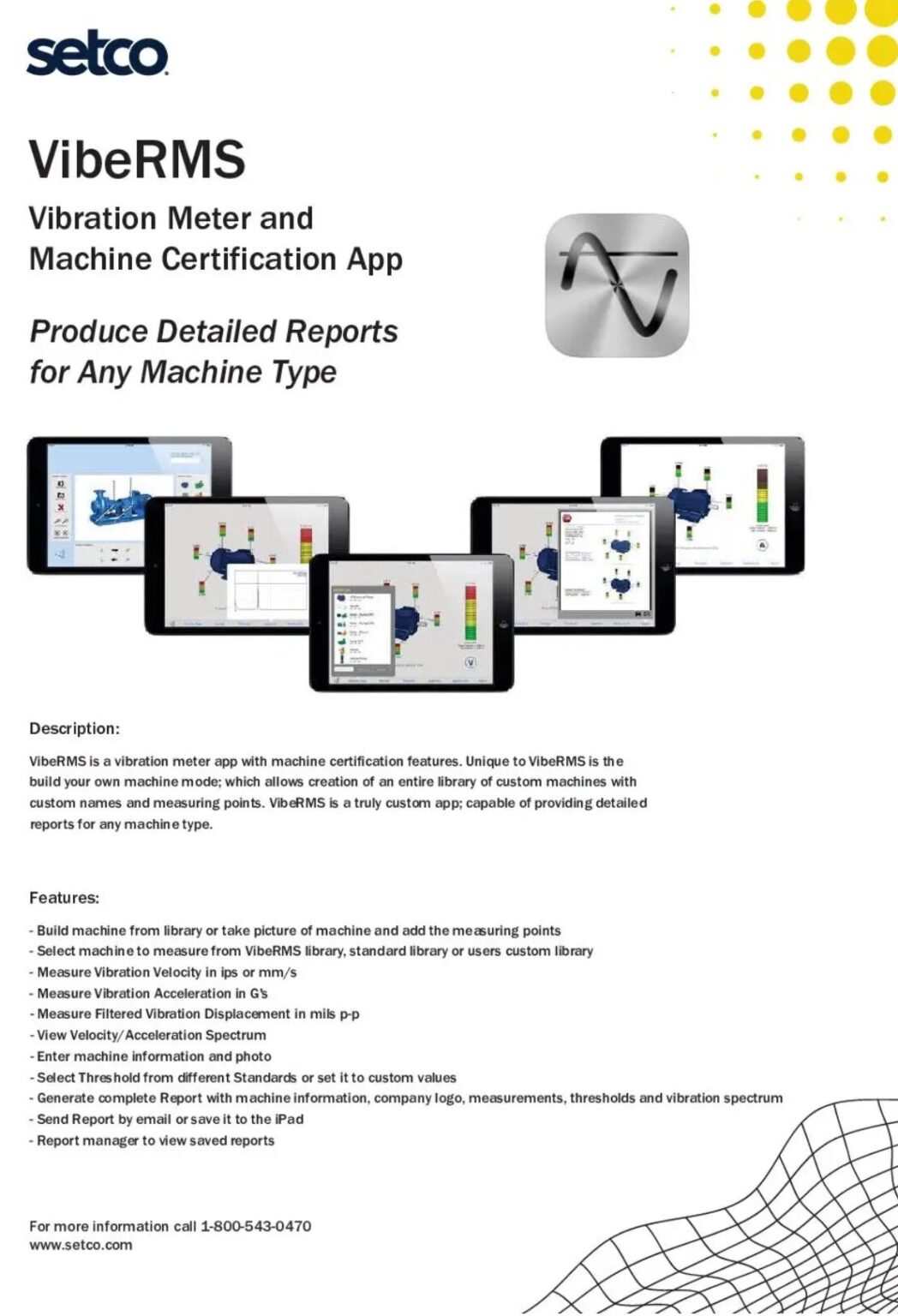 Spindle and Machine Tool Vibration Analysis - Setco