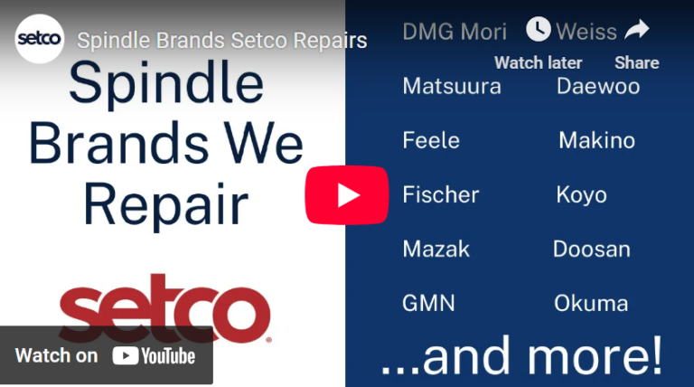 Precision Spindle Repair & Rebuild | Slide Repair & Rebuild | Milling ...